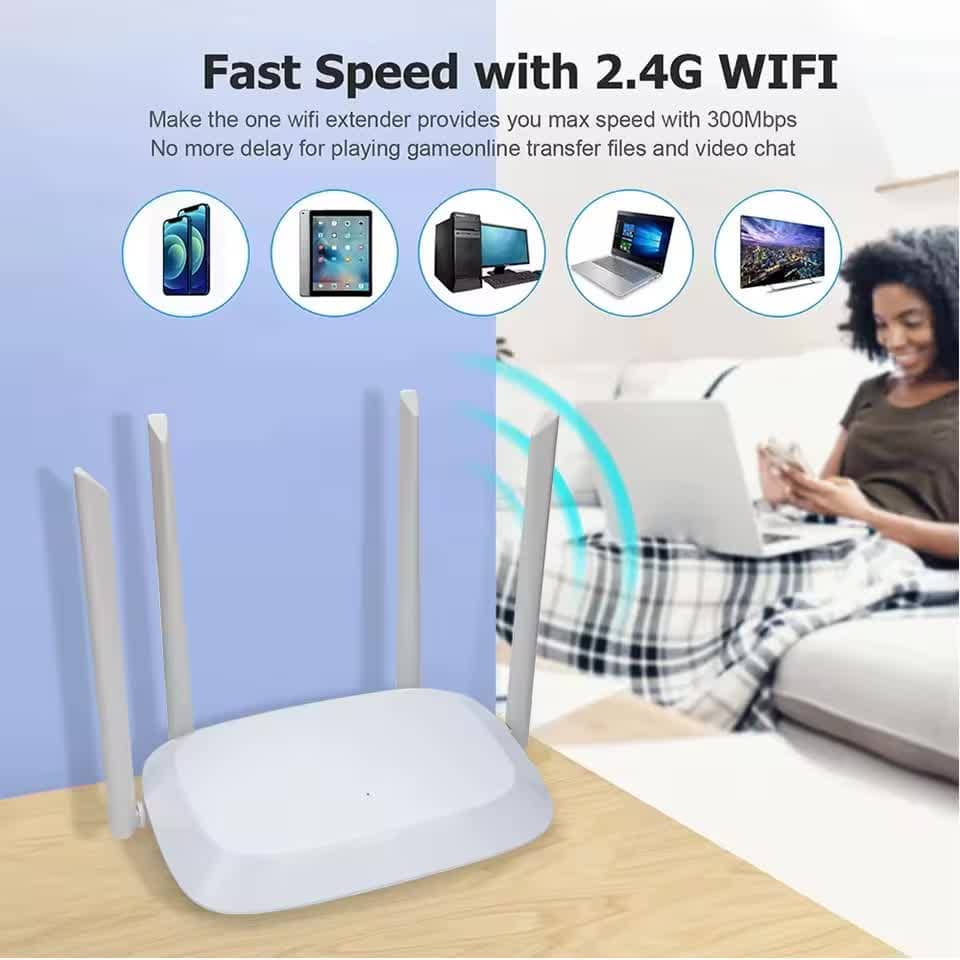 1200M İki Bantlı Kablosuz WiFi Tekrarlayıcı ve Sinyal Genişletici - 2 ...