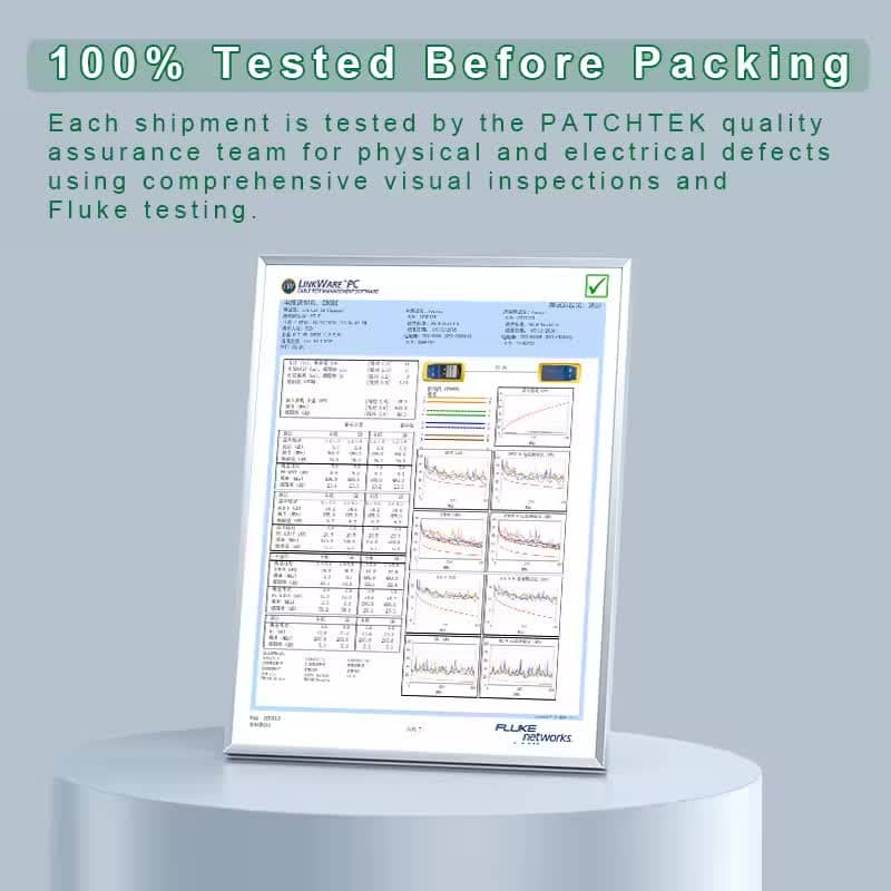 Patchtek İnce 90° Cat6A F/UTP Ethernet Kablosu - Patch Panel ve Switch ...