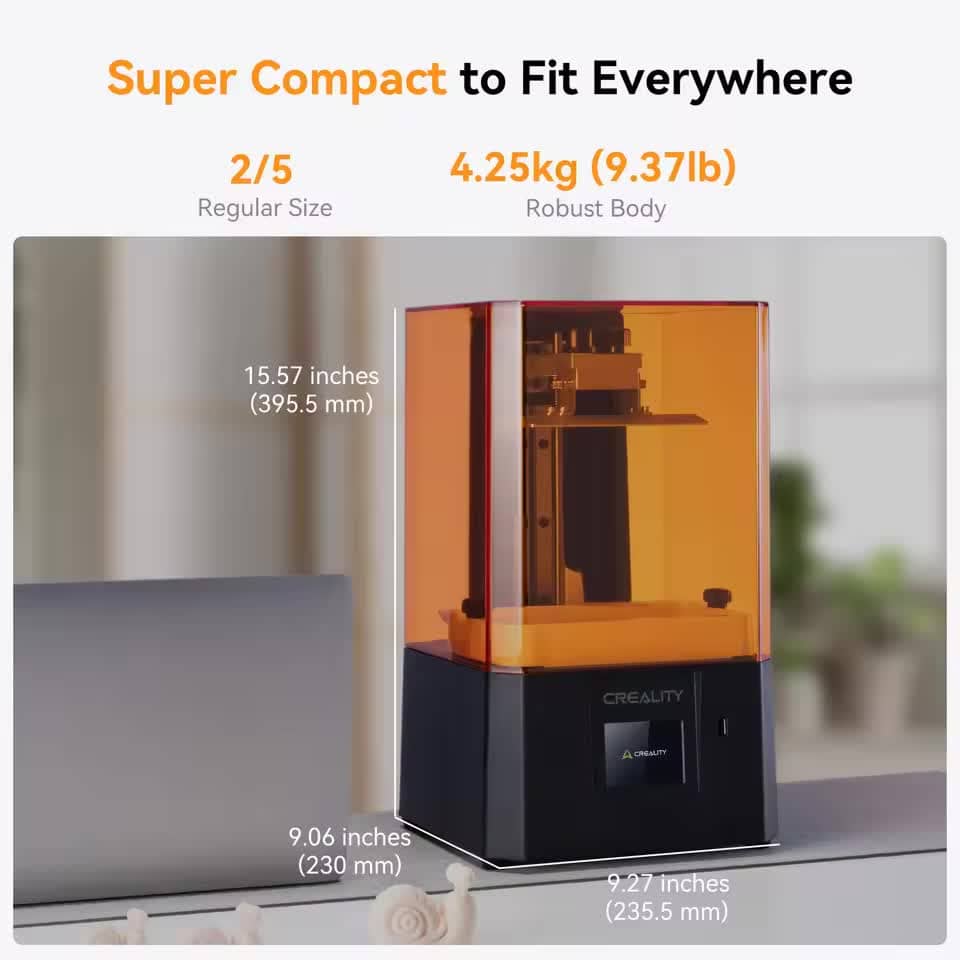 Creality HALOT R6 2K Kompakt Reçine 3D Yazıcı - Kullanıcı Dostu Tasarım ...